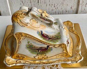 Covered Cheese Dish | Etsy