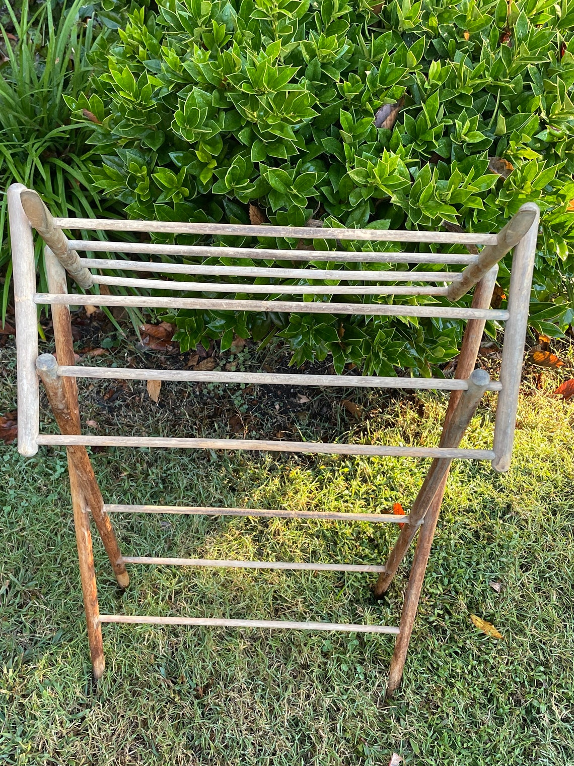Vintage Drying Rack Collapsible Laundry Rack Wooden - Etsy