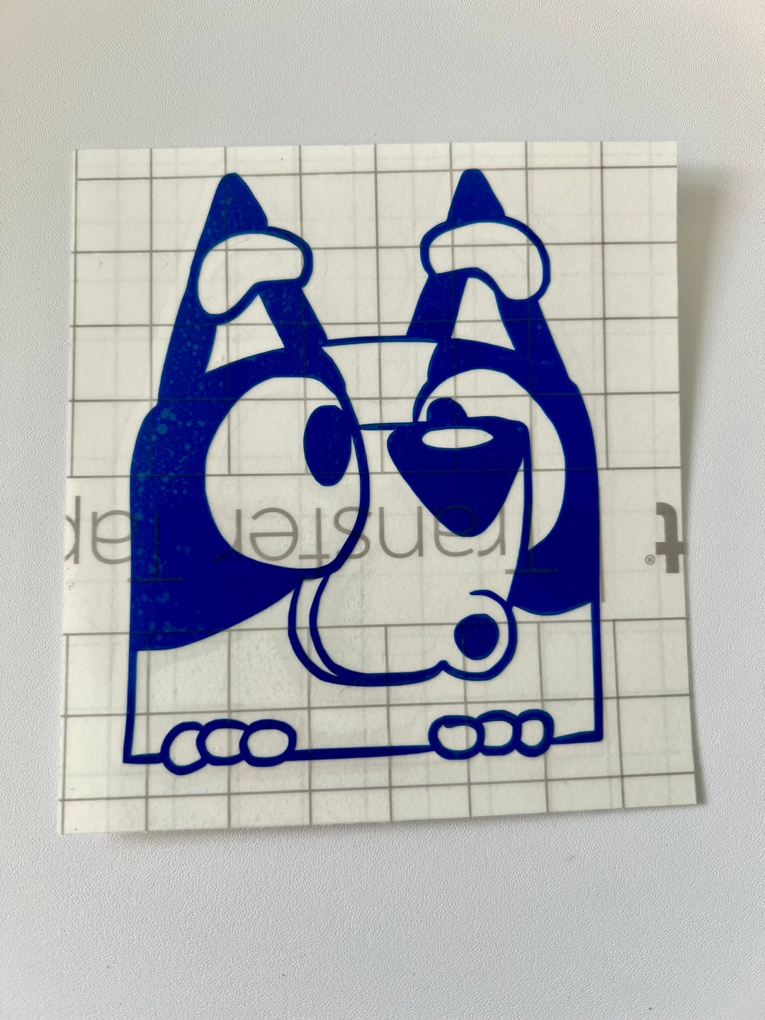 Bluey Peeker Decal Small - Etsy