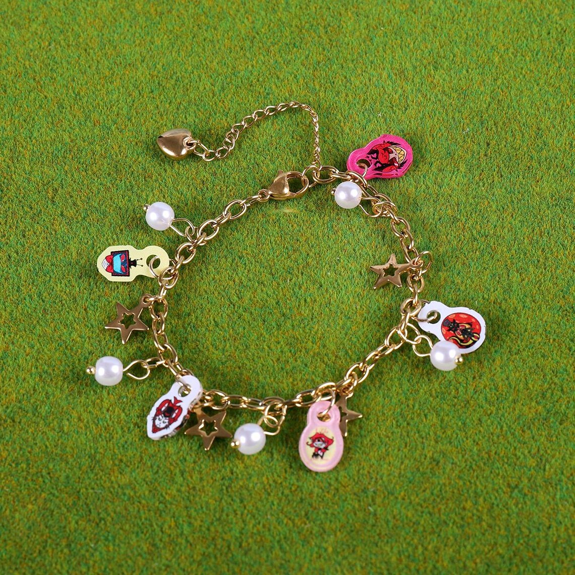 Hazbin Hotel Multi Character Charm Bracelet - Etsy