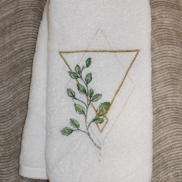 Geometric Hand Towel - Etsy