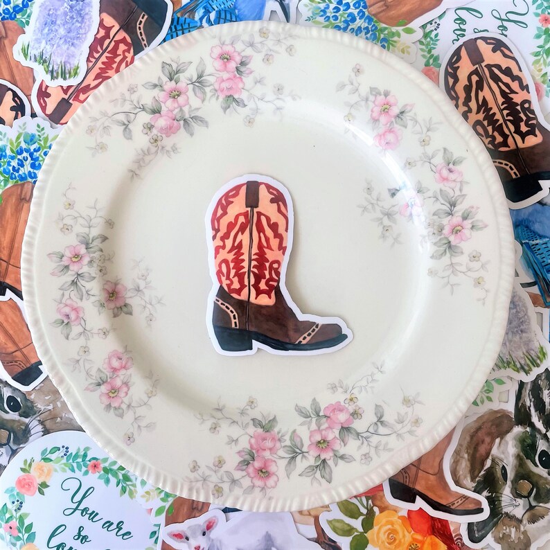 Western Boot Magnet Texas Country Magnet Southern Magnet Rustic ...