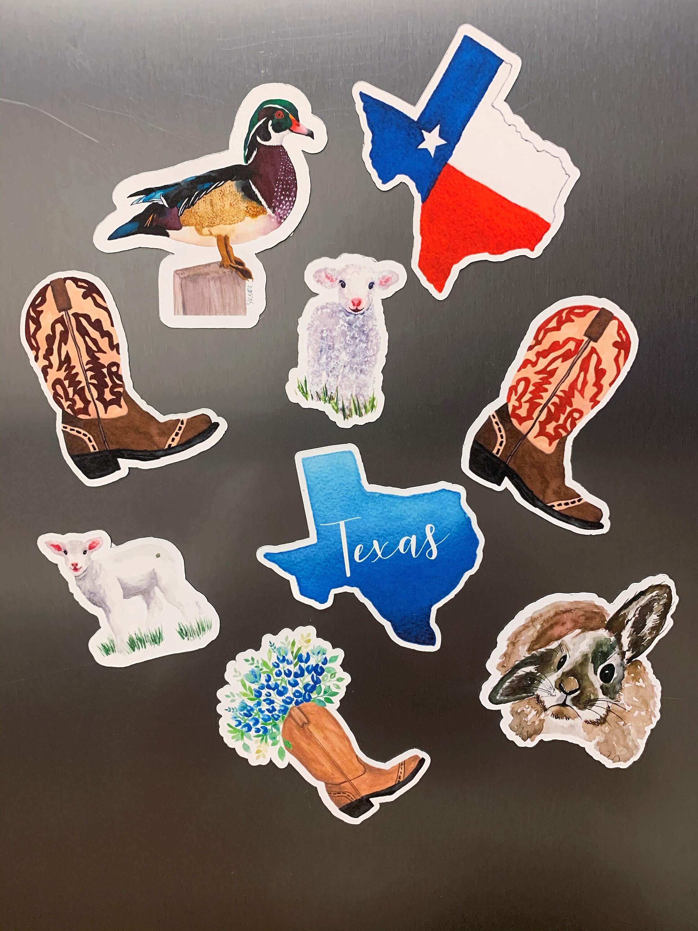Western Boot Magnet Texas Country Magnet Southern Magnet Rustic ...