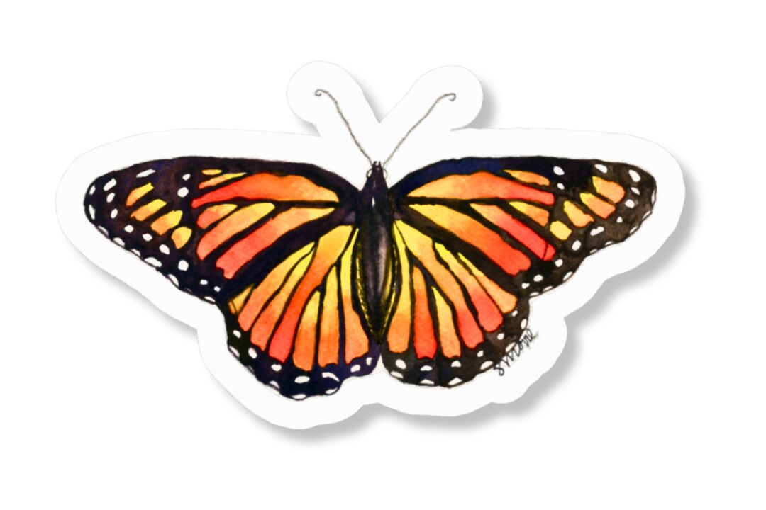 Monarch Butterfly MAGNET | Insect Magnet | Watercolor Art Magnet ...