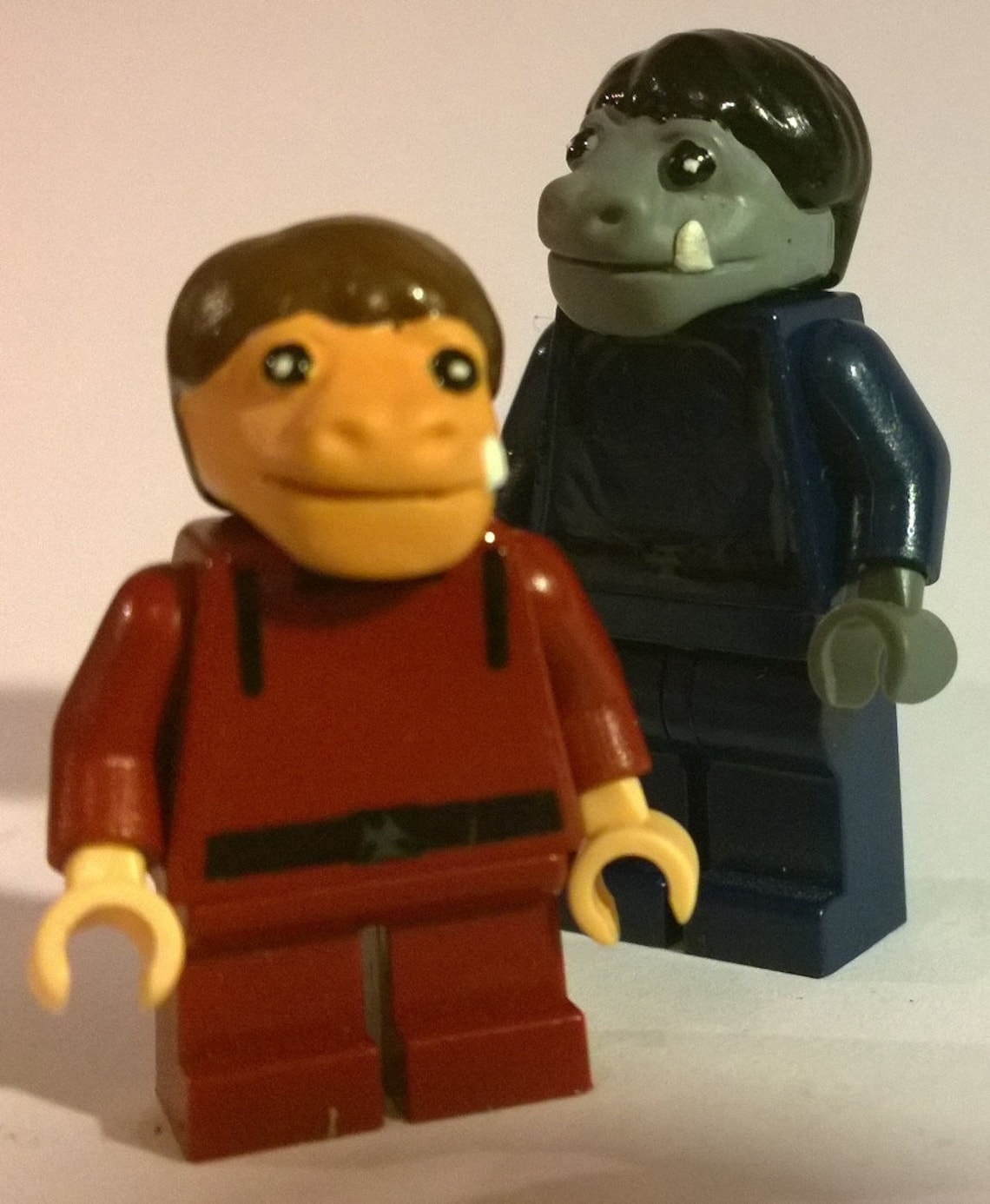 CUSTOM Lego Star Wars Takeel & Zutton, Cantina Alien (snaggletooth) - Etsy