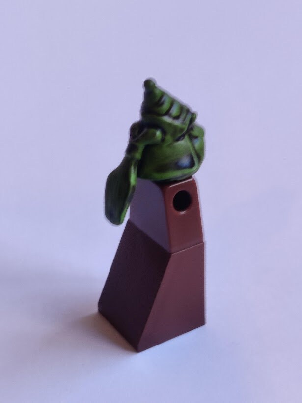 CUSTOM Lego Star Wars Boss Nass, HEAD ONLY Male Ankura Gungan. He Was ...