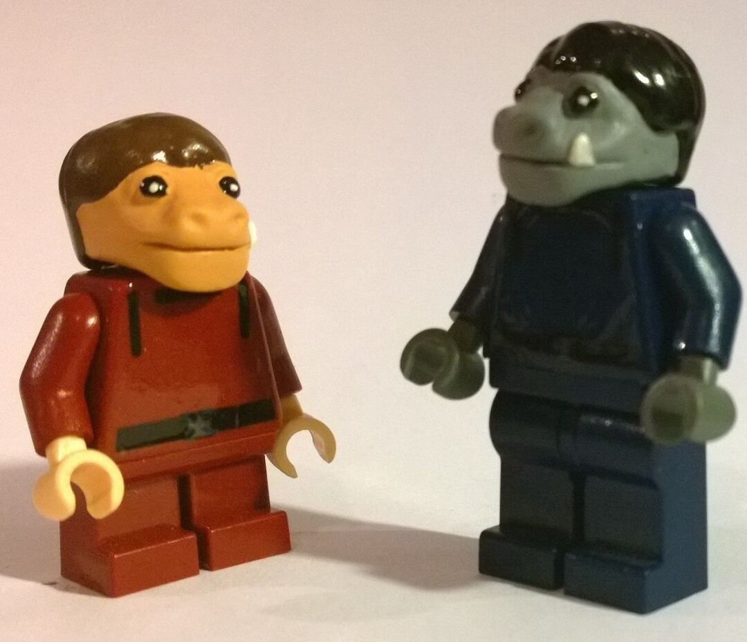 CUSTOM Lego Star Wars Takeel & Zutton, Cantina Alien (snaggletooth) - Etsy