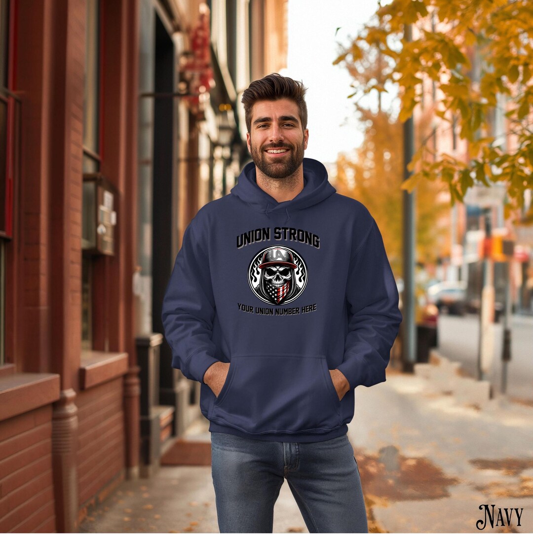 Pick Your UNION Number, Custom Hoodie/sweatshirt, Union Pipefitter, UA ...