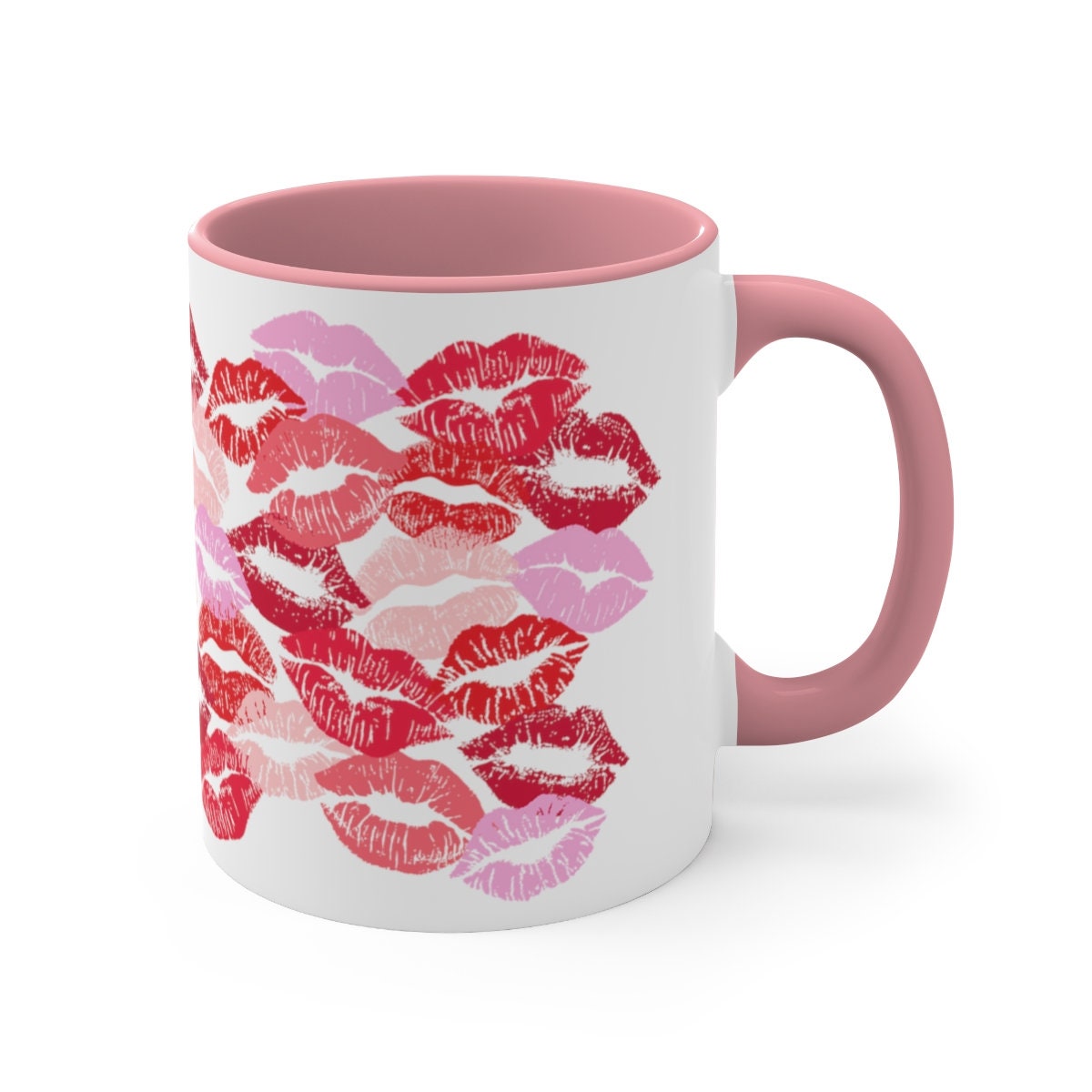 Sabrina Carpenter Themed Mug, Kiss Me Bestie Mugs, Red and Pink ...