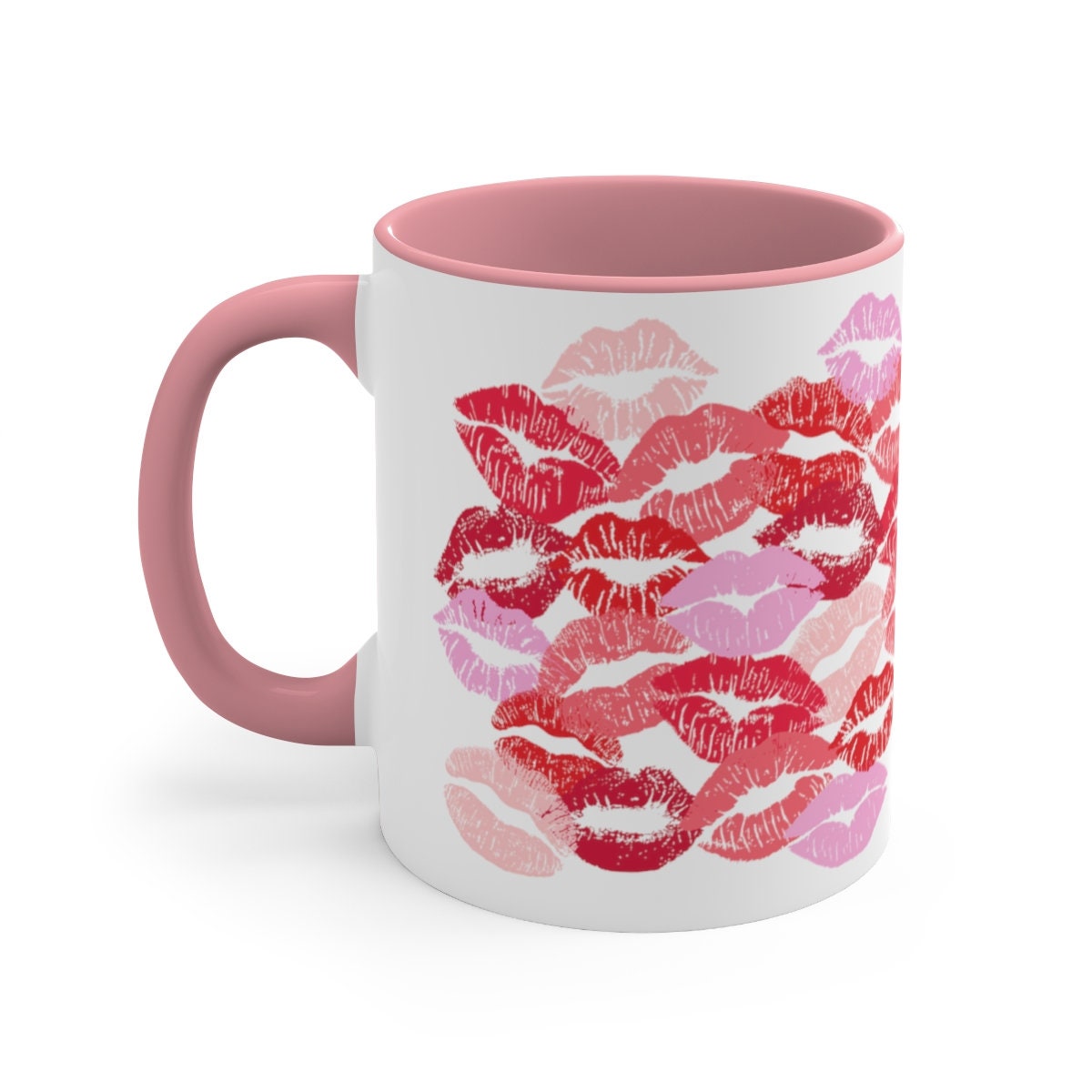 Sabrina Carpenter Themed Mug, Kiss Me Bestie Mugs, Red and Pink ...