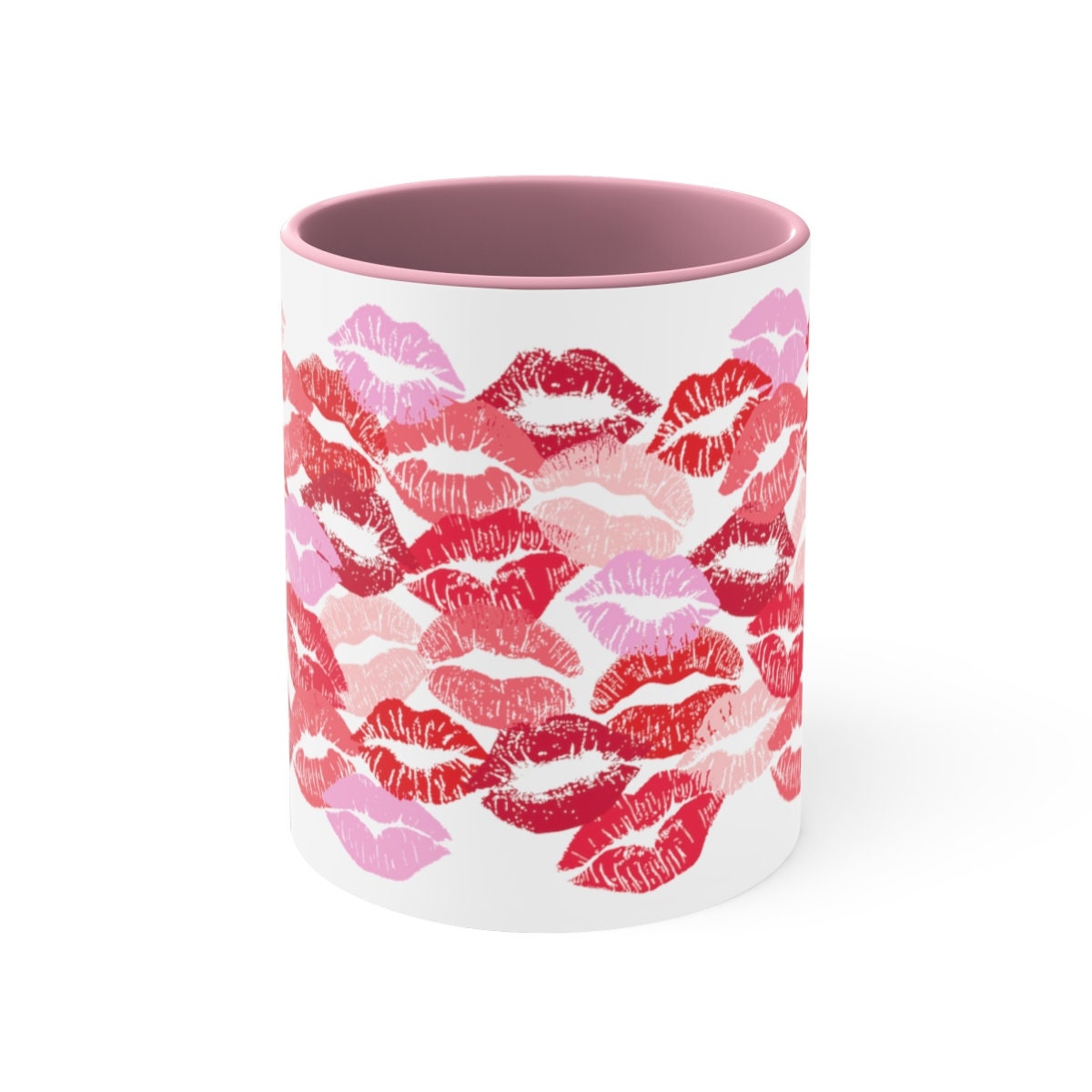 Sabrina Carpenter Themed Mug, Kiss Me Bestie Mugs, Red and Pink ...