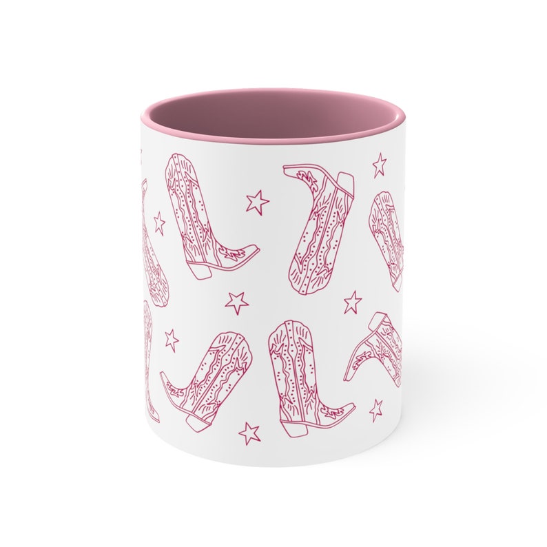Cowgirl Boots Coffee Mug, Cute Country Ceramic Mug, Western Vibes ...