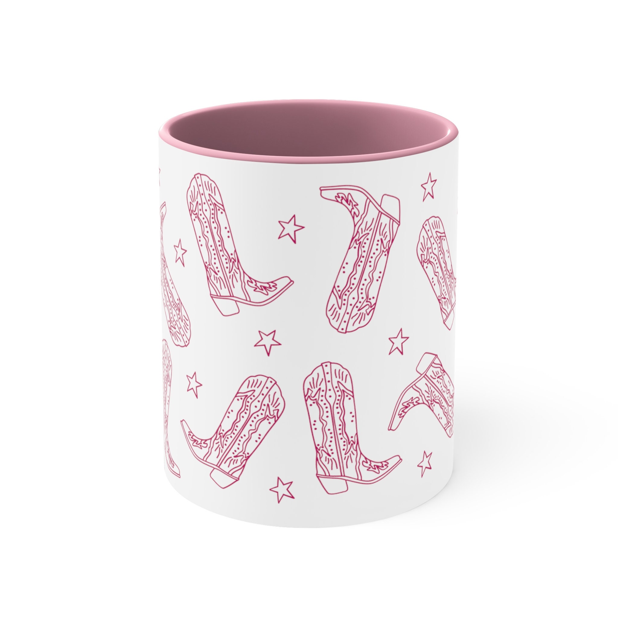 Cowgirl Boots Coffee Mug, Cute Country Ceramic Mug, Western Vibes ...