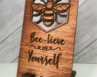 Engraved Phone Stand - Etsy