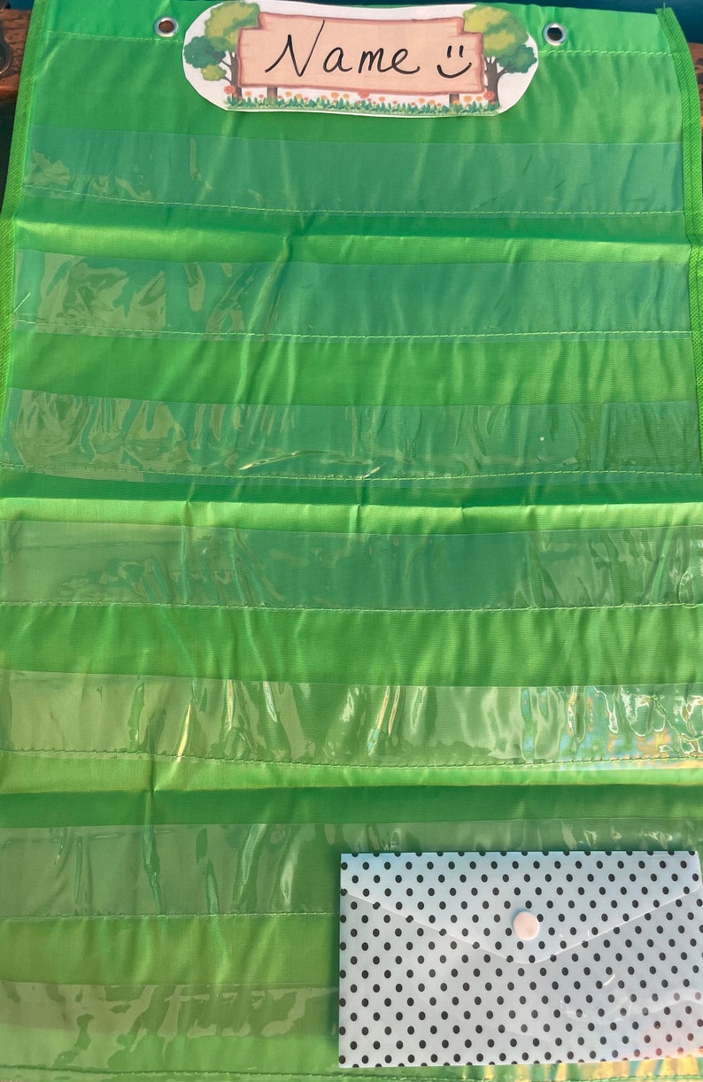 Complete Visual Schedule- Pocket Chart - Etsy