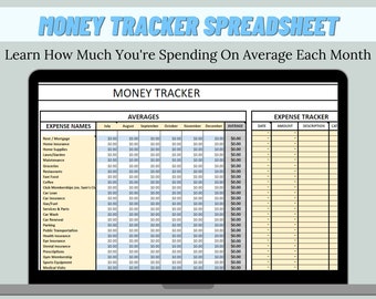 ADVANCED Money Tracker Spreadsheets, Google Sheets, Instant Download ...