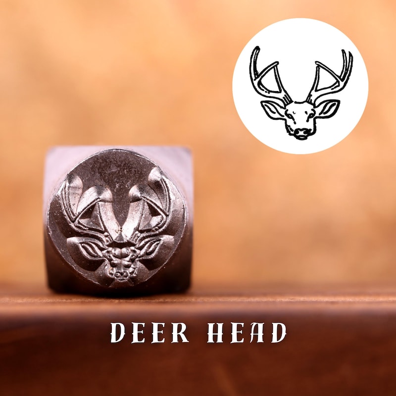 Deer Head Stamp - Etsy