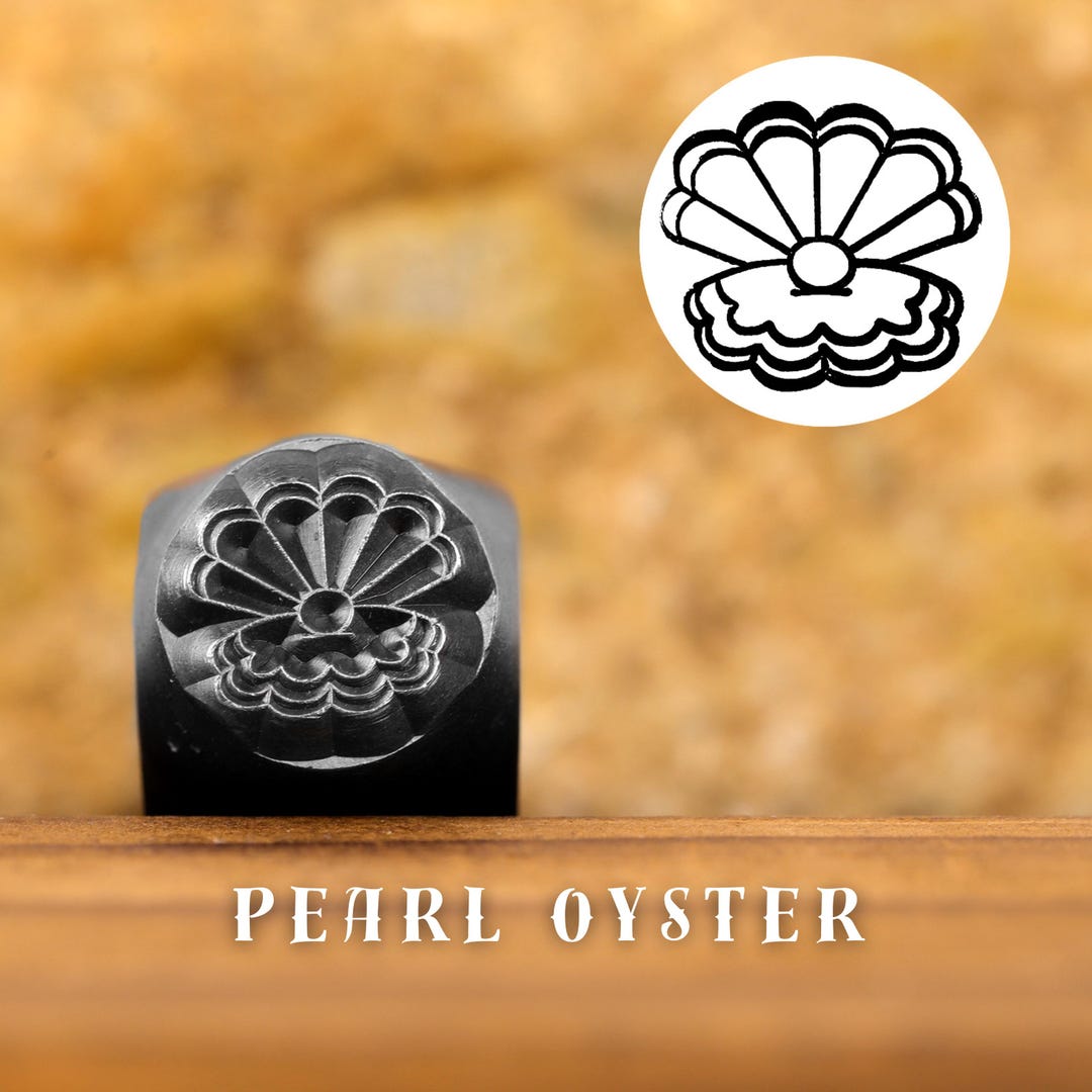 Metal Design Stamp Pearl Oyster, Metal Stamping Punch Tools, Supplies ...