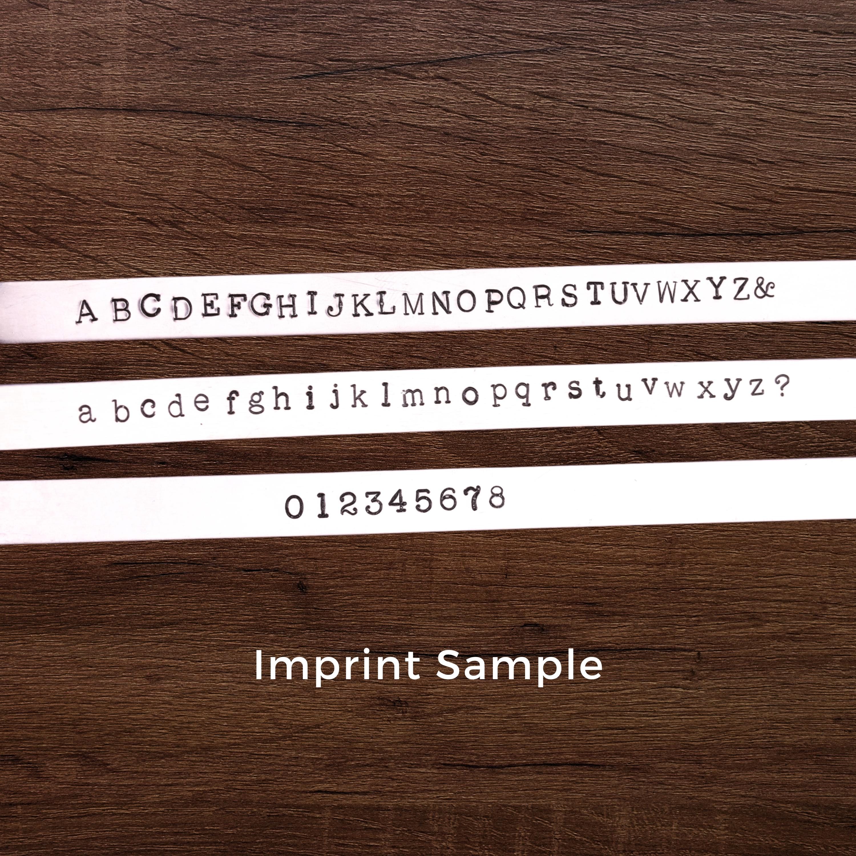 3mm Metal Stamp Set – Lowercase, Uppercase & Number Punch Tools ...