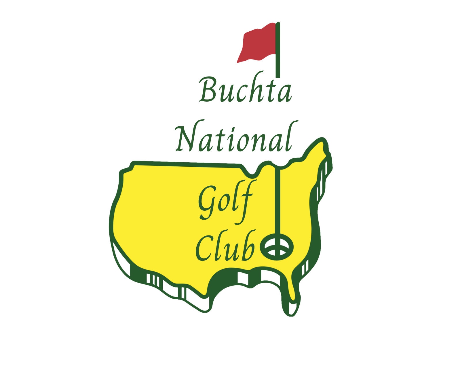 Editable Golf Party Logo, Printable Golf Party Logo, Editable Masters ...