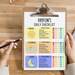 Kids Daily School Checklist Schedule Printable, Homeschool Planner to ...