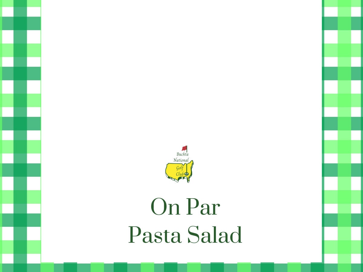Masters Golf Party Food Signs, Food Tent Signs for Party, Editable Food ...