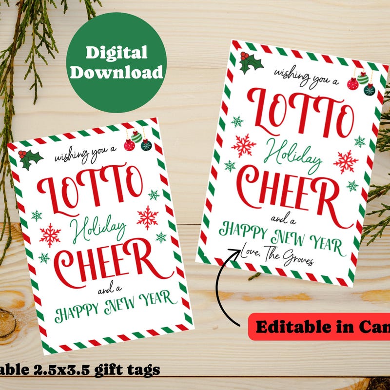 Lottery Ticket Advent Calendar - Etsy