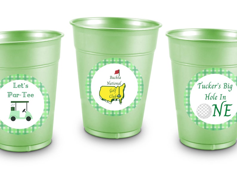 Masters Golf Party Stickers Editable Party Stickers Editable - Etsy