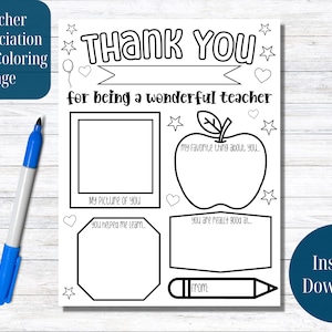 Teacher Appreciation Week Printable, Teacher Survey, Teacher Printable ...