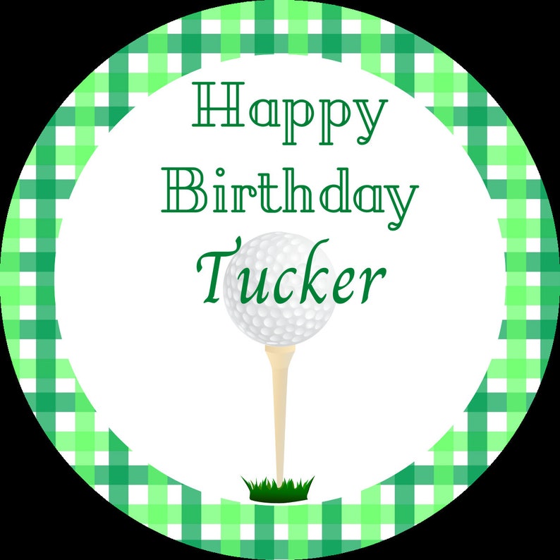 Masters Golf Party Stickers Editable Party Stickers Editable - Etsy