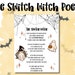 Switch Witch Poem, Switch Witch Halloween, Halloween Activity ...