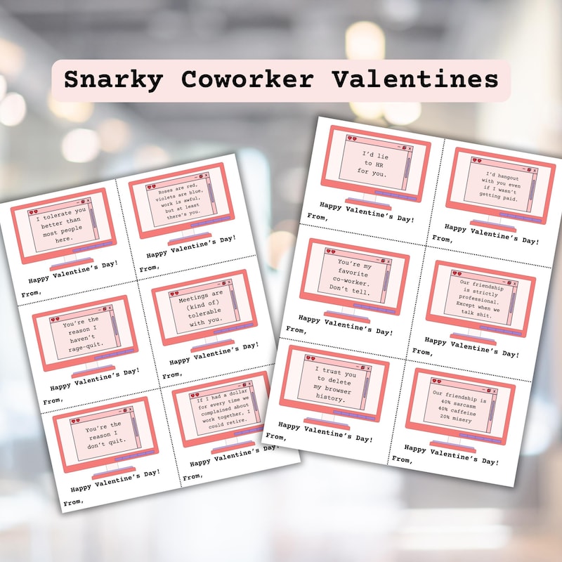 Snarky Valentine - Etsy