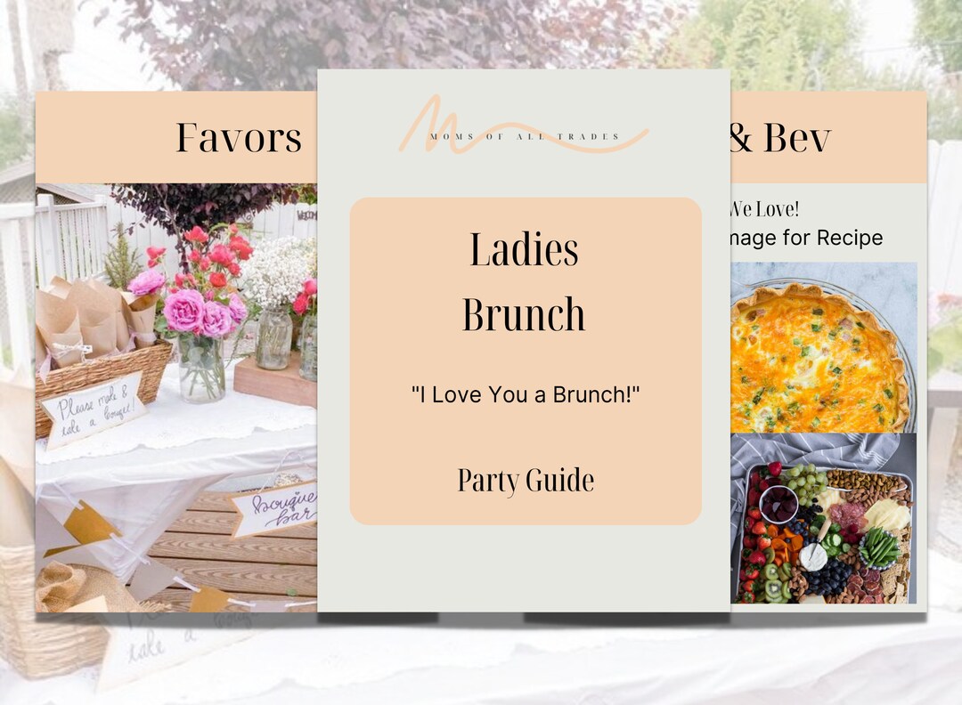 Ladies Brunch Guide, Girls Brunch Party, Mother's Day Brunch, Mother's ...