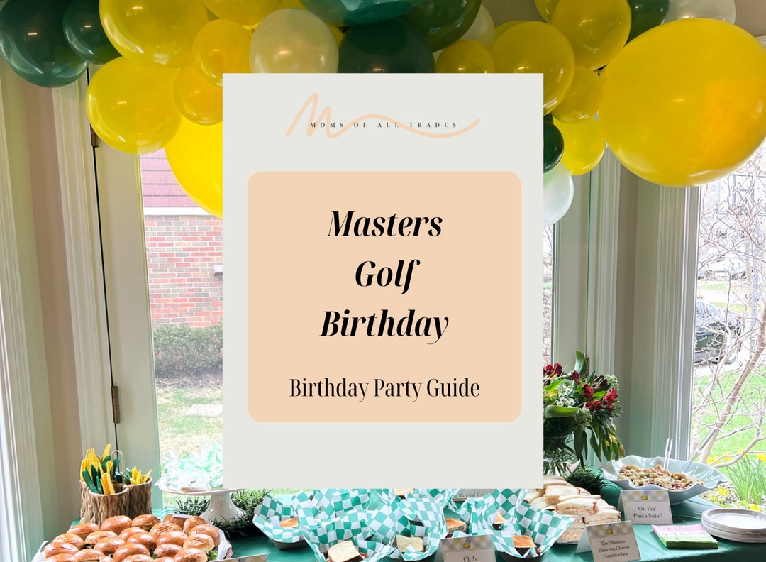 Masters Golf Party Guide, Golf Themed Party Guide, DIY Golf Party Guide ...