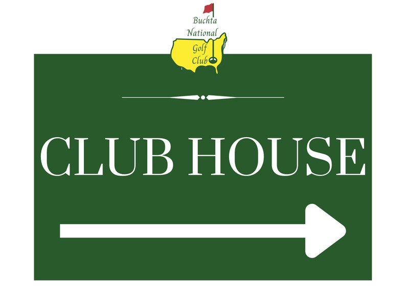 Masters Golf Party Decor Masters Golf Signs Masters Golf - Etsy