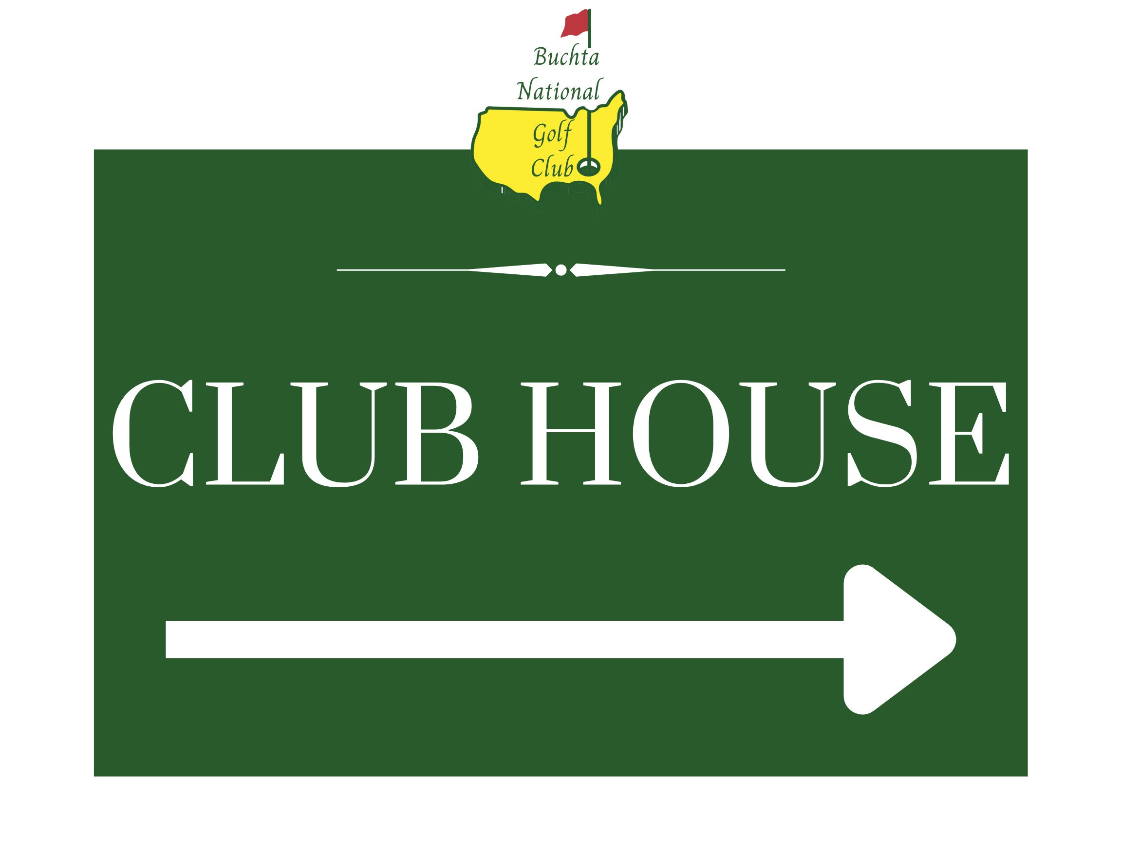 Masters Golf Party Decor, Masters Golf Signs, Masters Golf Party Signs ...