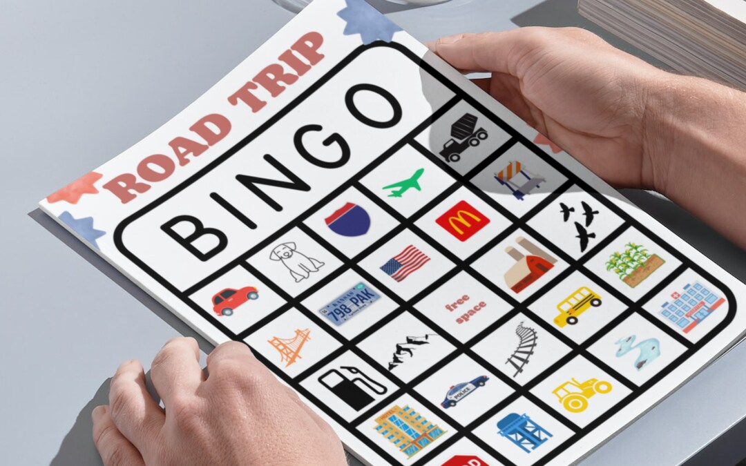 Road Trip Bingo for Kids, Road Trip Bingo Printable, Road Trip Ispy ...