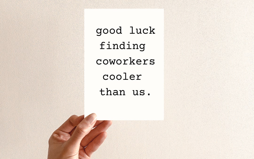 Funny Printable Going Away Card for Coworker or Boss, Coworker Goodbye ...
