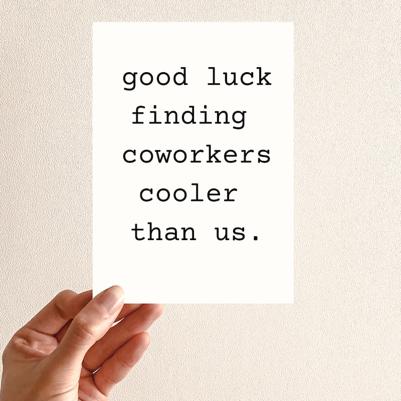 Goodbye farewell cards - Etsy Polska