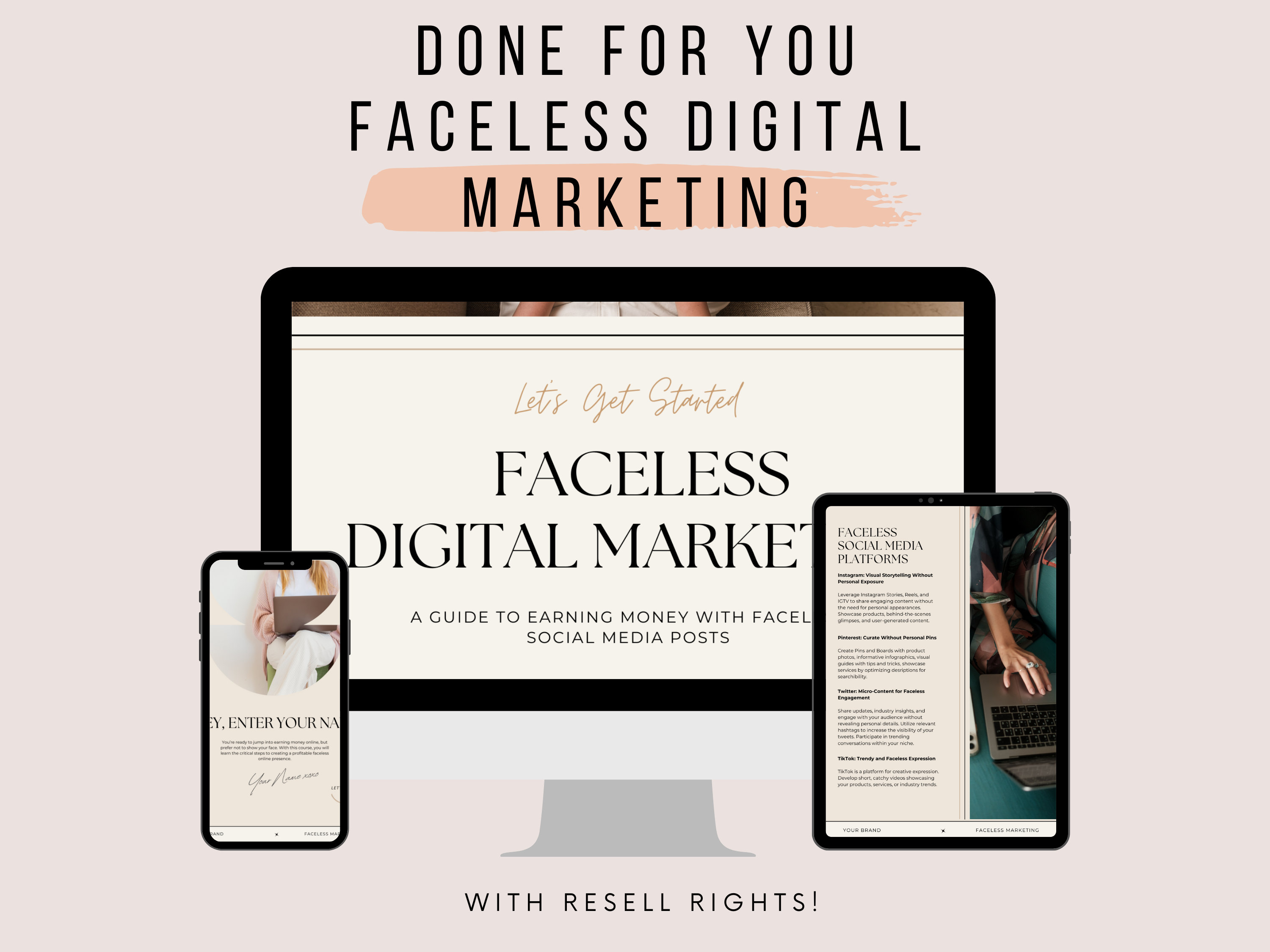 Faceless Digital Marketing: A Guide to Faceless Instagram Profits - DFY ...