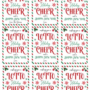 Wishing You a Lotto Holiday Cheer - Christmas Lottery Scratch Card Gift ...
