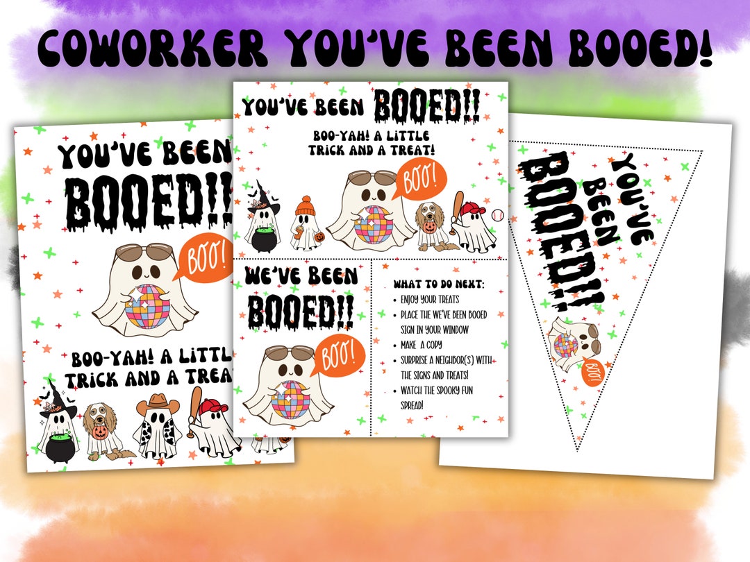 Coworker You've Been Booed, Office You've Been Booed, Office Halloween ...