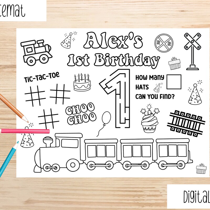 Train Birthday - Etsy