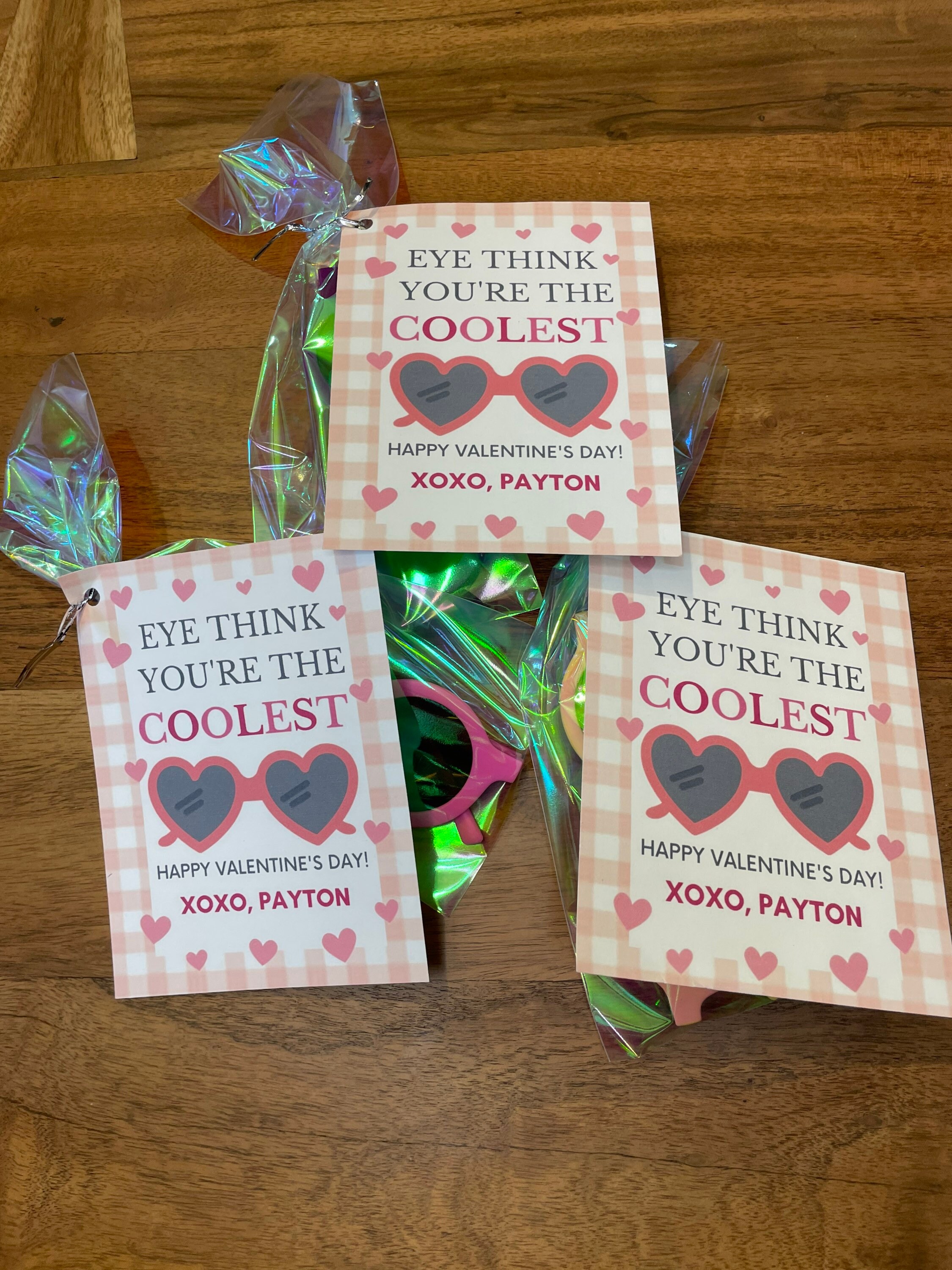 Printable Heart Sunglasses Valentine's Day Card, Instant Download | Eye ...