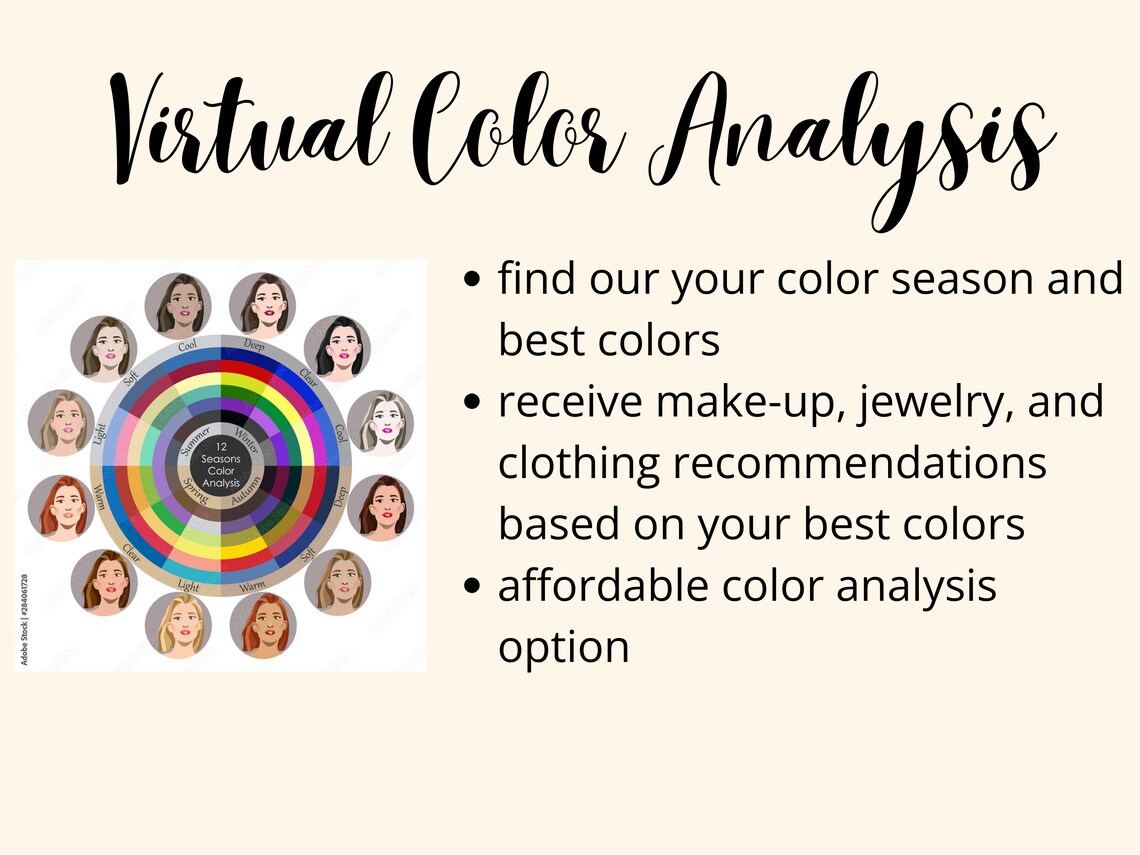 Color Analysis, Virtual Color Analysis, Best Colors, Seasonal Color ...