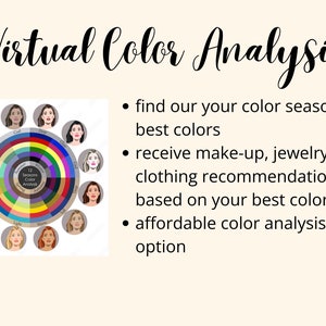 Color Analysis, Virtual Color Analysis, Best Colors, Seasonal Color ...
