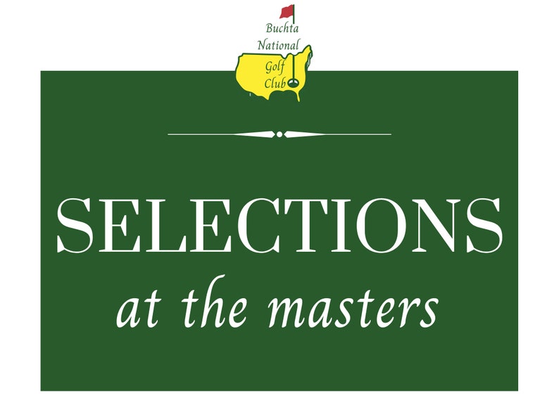 Masters Golf Party Decor Masters Golf Signs Masters Golf - Etsy