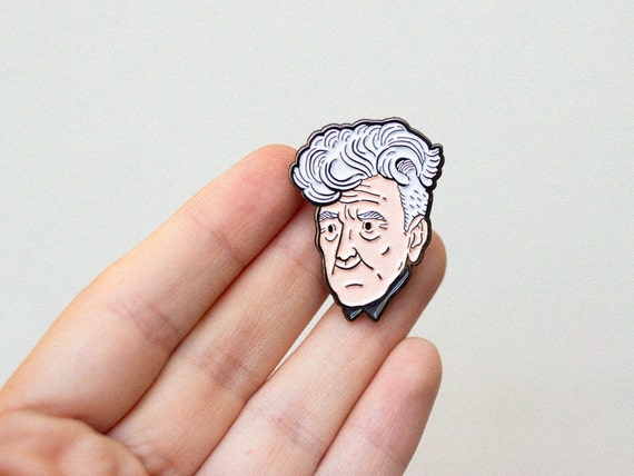 David Lynch Limited Edition Enamel Pin | Etsy