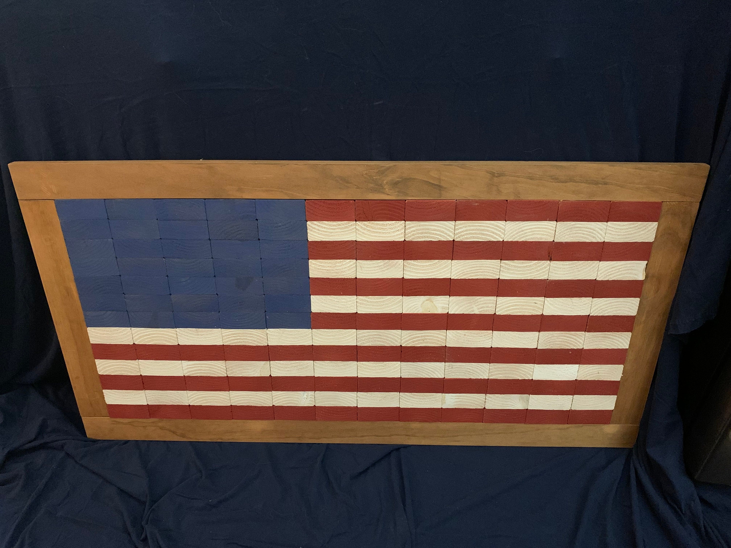 Large Wooden American Flag - Etsy