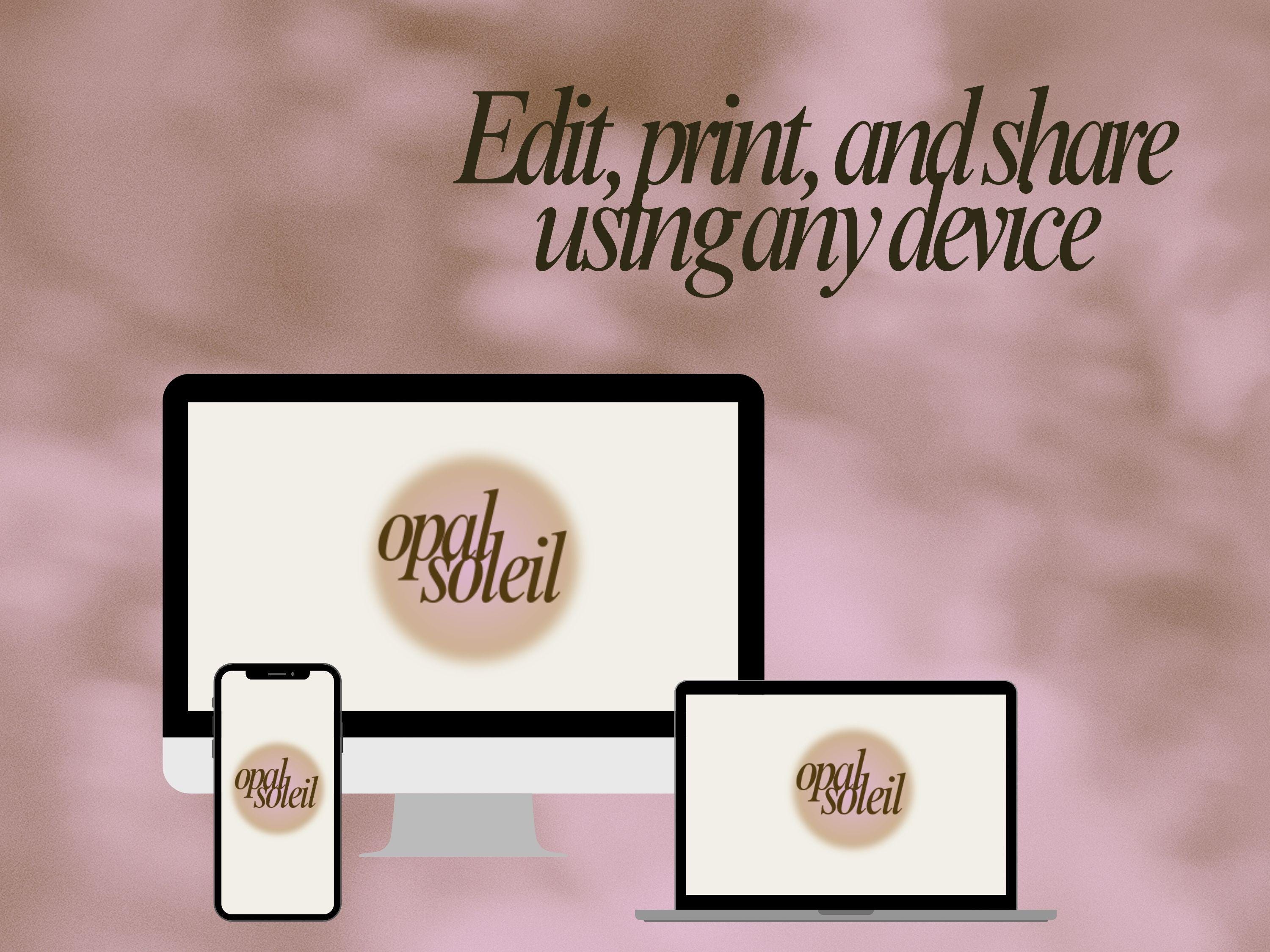 Simple Modern Minimalist Cocktail Menu | Cursive Blue and White Bar ...